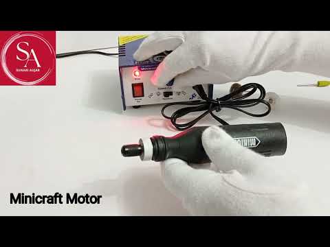 Minicraft Machine/Mini Drill Machine With 12V Speed And Direction Cont ...